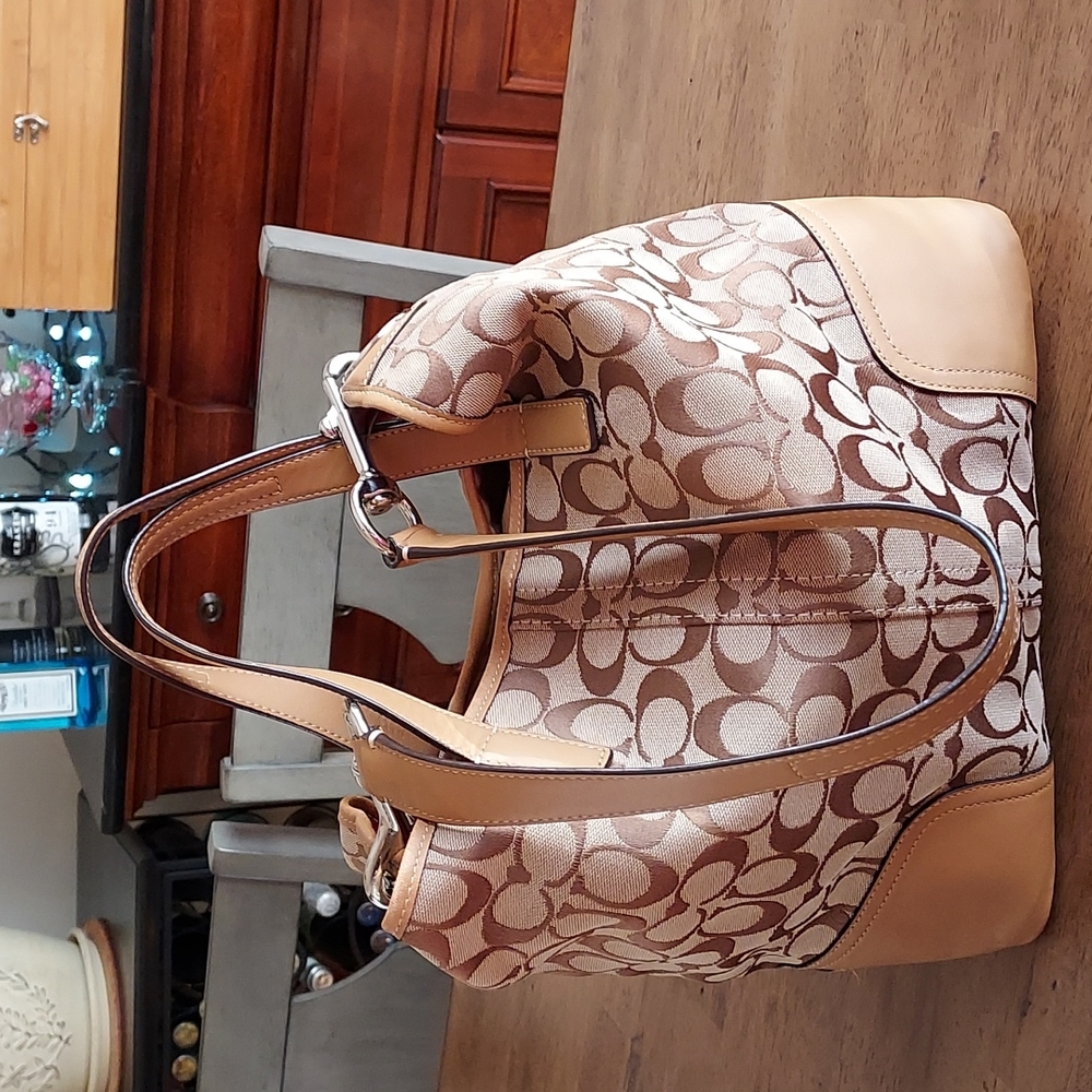 Coach Signature Hadley Duffle Bag - Gem